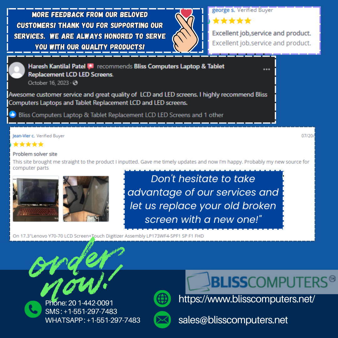 CUSTOMER FEEDBACK (#001) - Bliss Computers
