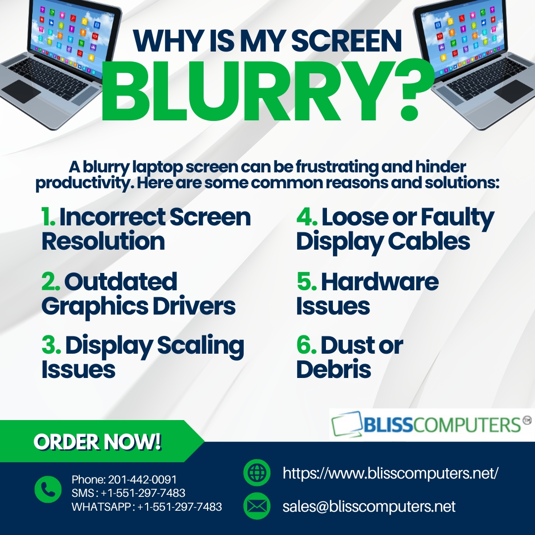 WHY IS MY SCREEN BLURRY? (#1560) - Bliss Computers
