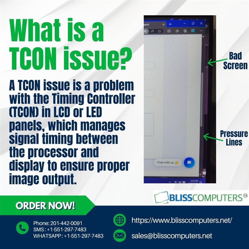 WHAT IS A TCON ISSUE? (#1608) - Bliss Computers