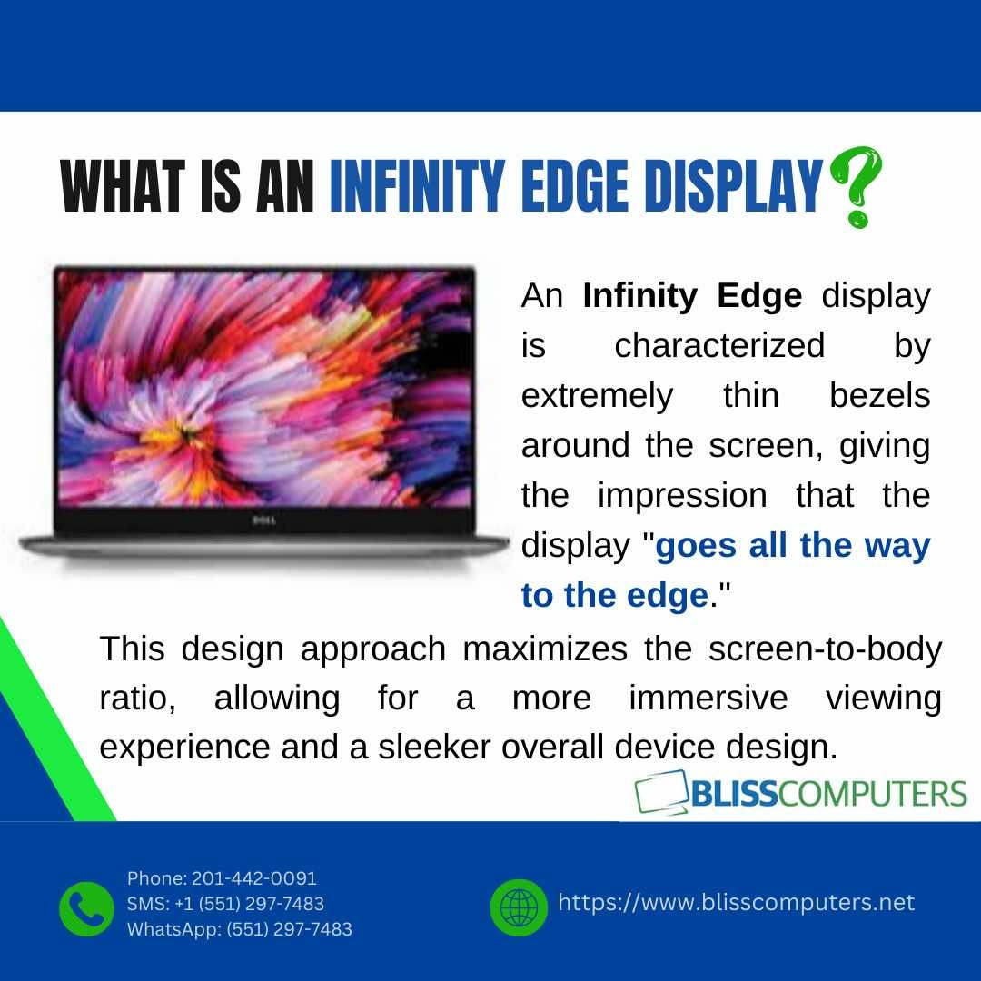What is an infinity edge display - Bliss Computers