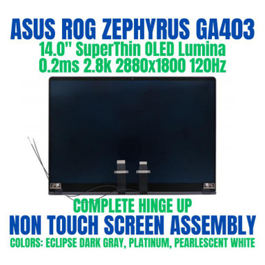 ASUS ROG ZEPHYRUS G14 GA403UI-G14.R94070 14.0" 2880x1800 Non Touch OLED ...