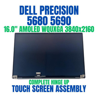 Dell Precision 5690 16" Touch Screen Assembly Complete Hinge Up OLED