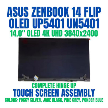 ASUS ZENBOOK FLIP UN5401Q 14.0" 3840x2400 OLED 4K Complete Hinge Up ...