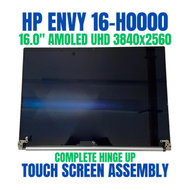 HP Envy 378X7UAR 16" UHD 3840x2560 Complete Hinge Up Touch Screen Assembly