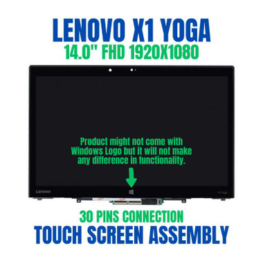 Ibm 14.0" Led FHD Touch Laptop Screen 00ur189 Sm10m69739