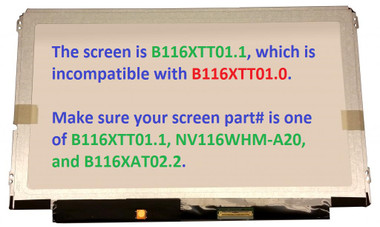 LCD with On-Cell Touch Dell Chromebook 3180 Screen Glossy HD 1366x768