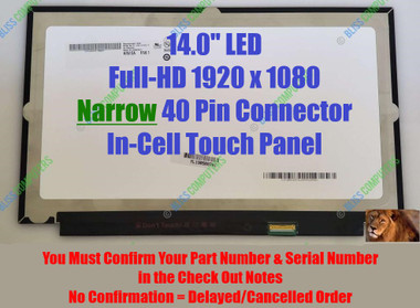 14" LCD Touch Screen Display B140HAK02.3 Lenovo ThinkPad X1 Carbon 1080p