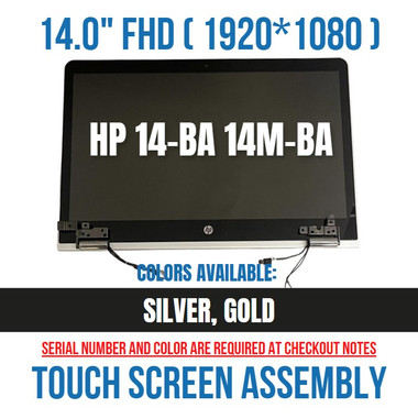 HP Pavilion x360 14" 14m-ba013dx Glossy HD LCD Touch Screen Complete ...