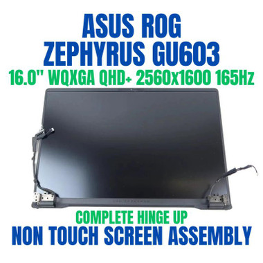 ASUS ROG Zephyrus M16 GU603H GU603HM WQXGA LCD Screen Complete Assembly