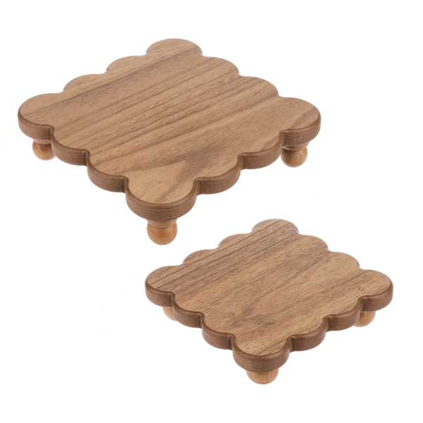 *NEW* Riser, Scallop Edge SMALL