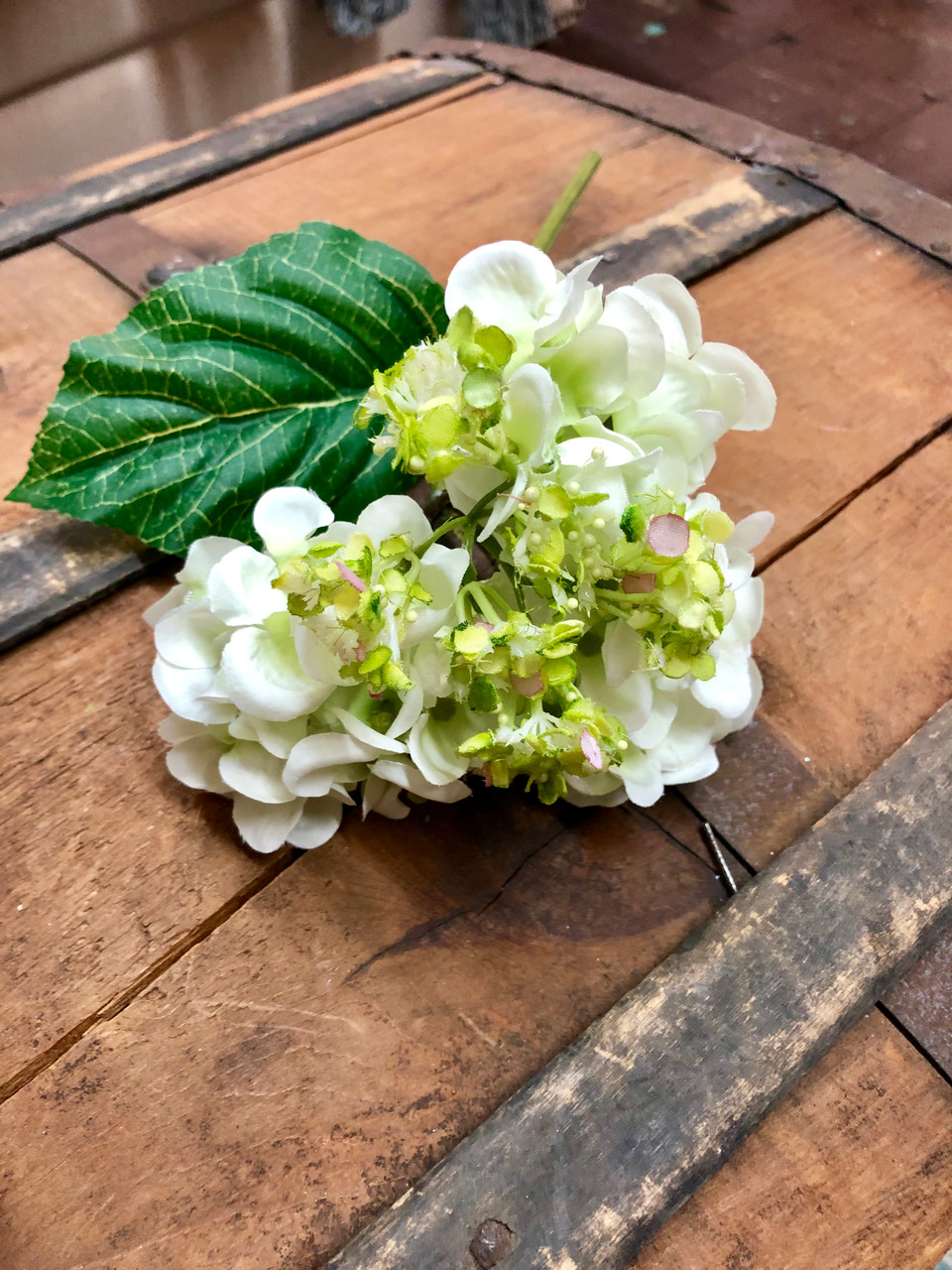 Cream Hydrangea Pick - Bless Your Heart of Alabama