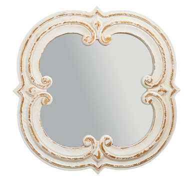 Mirror, Distressed Scroll Edge 24" - Bless Your Heart of Alabama