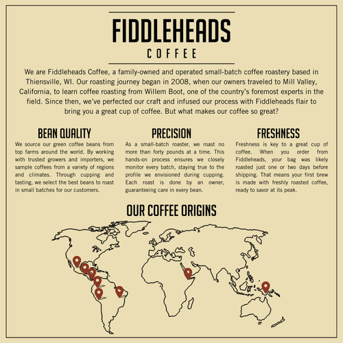 the Morning Blend - Fiddleheads Coffee Roasters