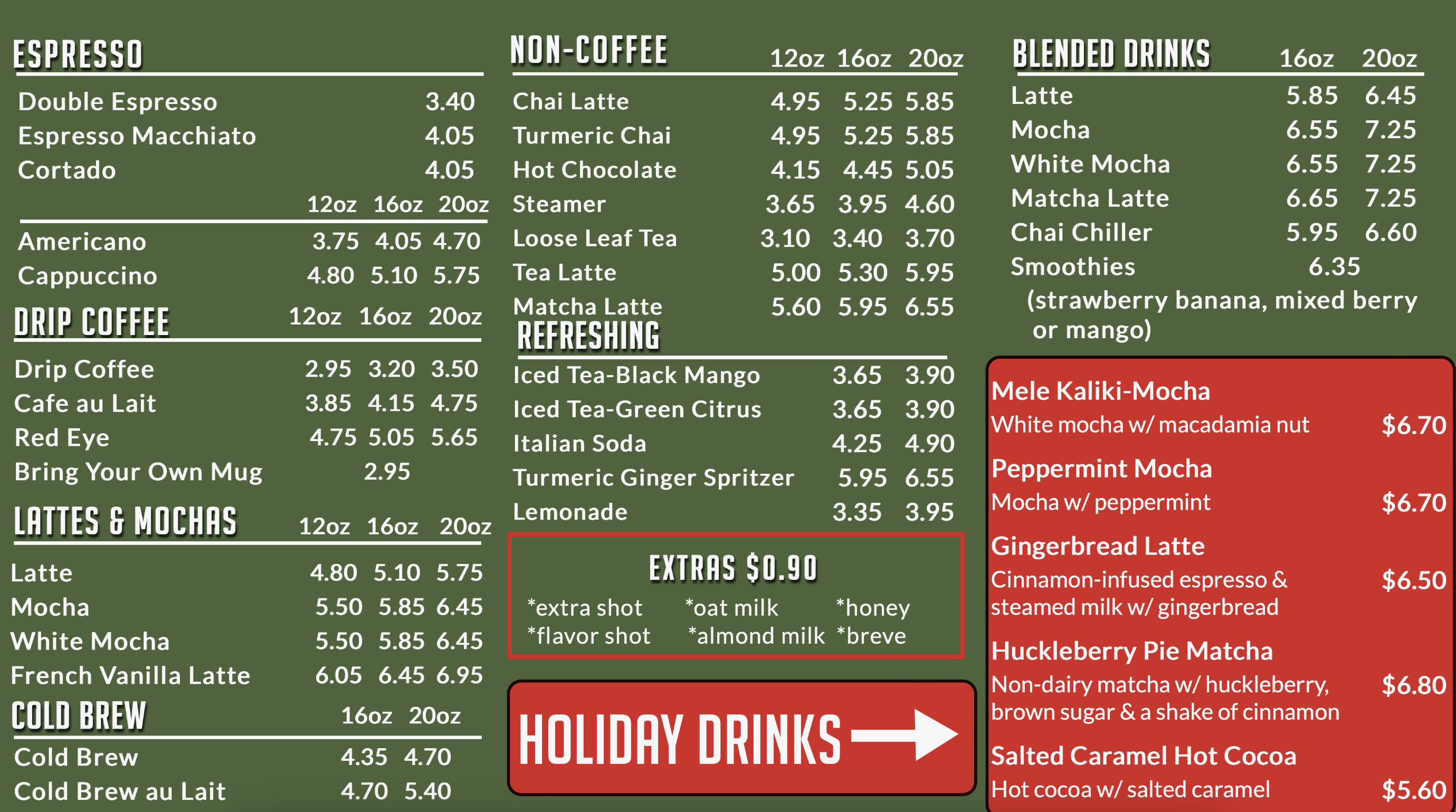 Menus
