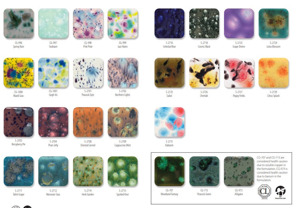 Glazes - Esmaltes - Mayco - Page 1 - Miami Ceramics and Clay Supplies