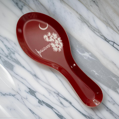 Palmetto Moon Garnet South Carolina Spoon Rest