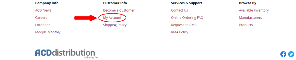 ACD Distribution LLC - Online Ordering FAQ - ACD Distribution LLC