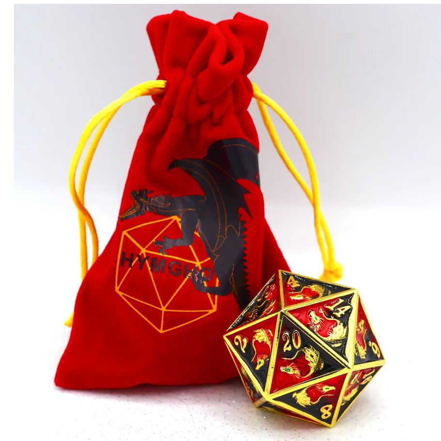 d20 45mm Dragon: Red/Black with Gold - ACD Distribution | Leading Toy ...