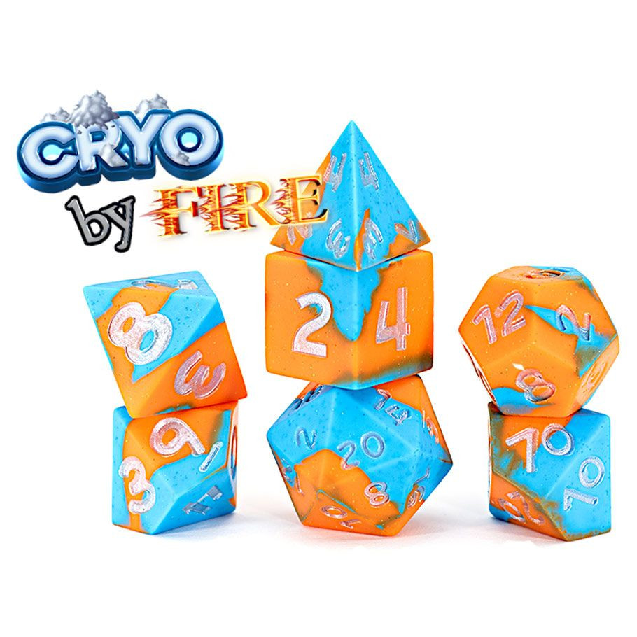 7-Set Cube: Anti-Stress Dice: Cryo by Fire - ACD Distribution | Leading ...