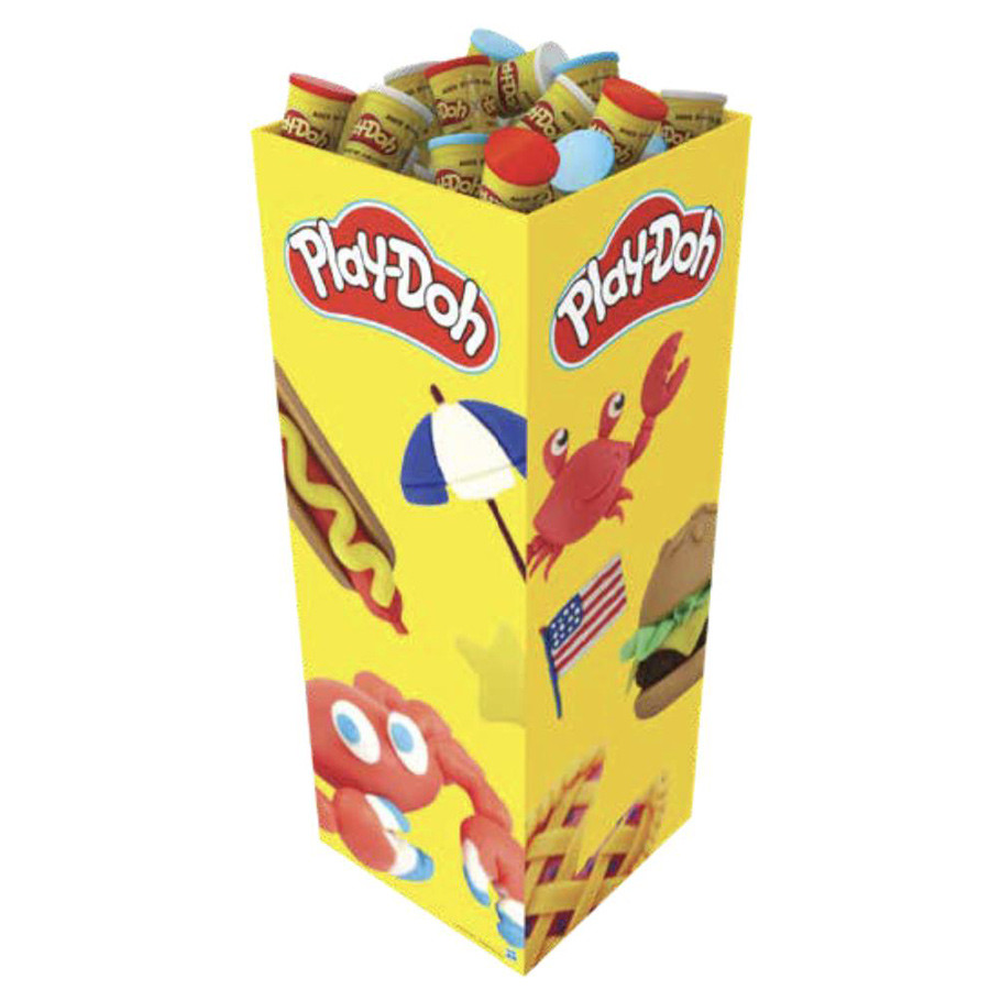 DISPLAY: Play-Doh: Red-White-Blue Dumpbin (240) - ACD Distribution ...