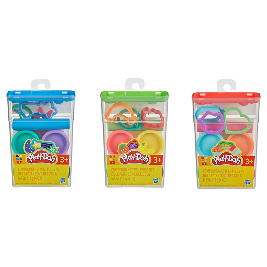 Play-Doh Storage Bucket Assortment 6-Pack - Creative Arts & Crafts ...