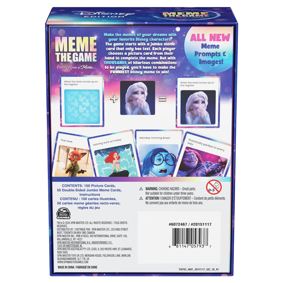 Disney Meme Game Refresh - ACD Distribution | Leading Toy & Game ...
