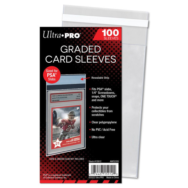 PSA Graded Card Card Sleeves (100) - ACD Distribution | Leading Toy ...