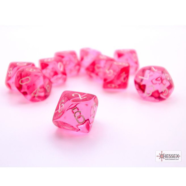 d10 Translucent Pink with white (10) - ACD Distribution | Leading Toy ...