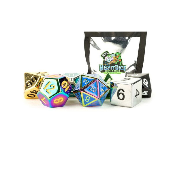 Mystery Misfit: Metal Polyhedral Dice Set - ACD Distribution | Leading ...
