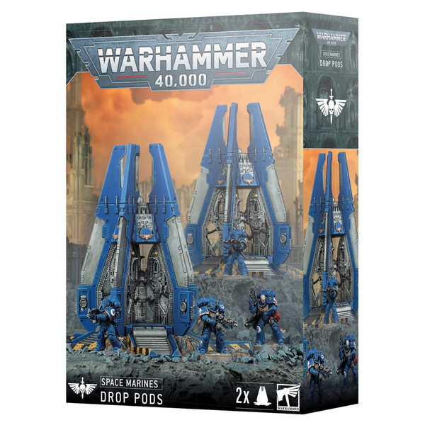 48-101 Warhammer 40,000: Space Marines: Drop Pods - ACD Distribution ...