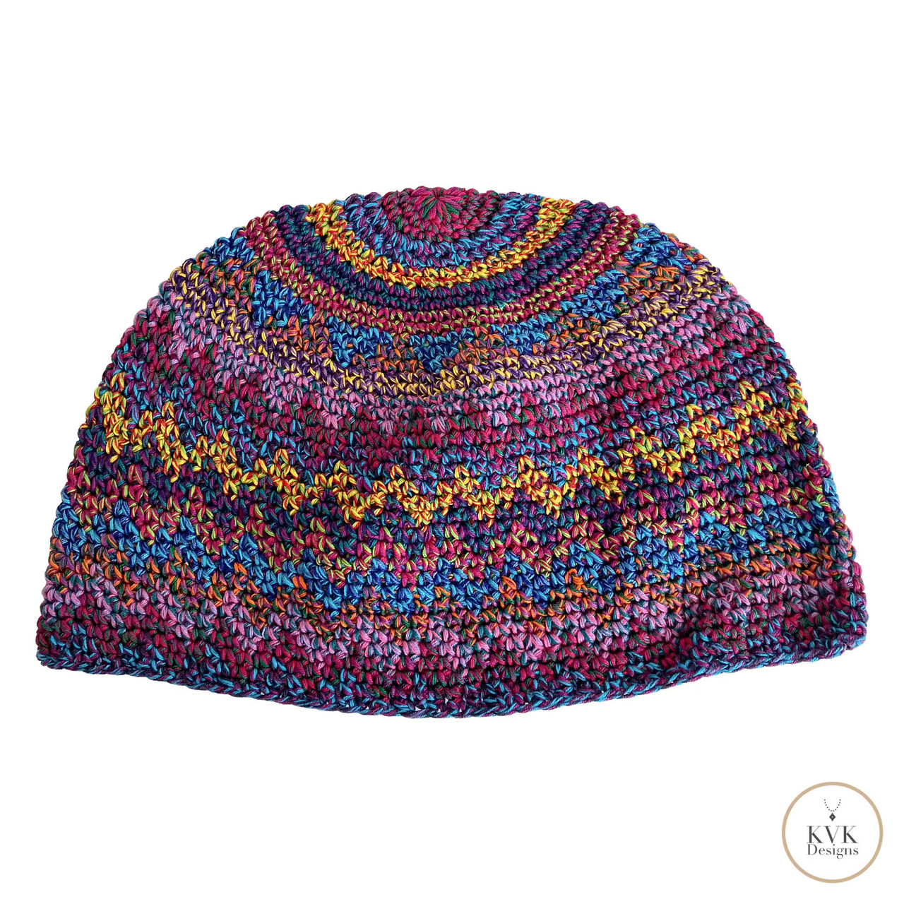 Maroon Kufi Skull Cap - Handcrafted Natural Stone Jewelry & Unique ...