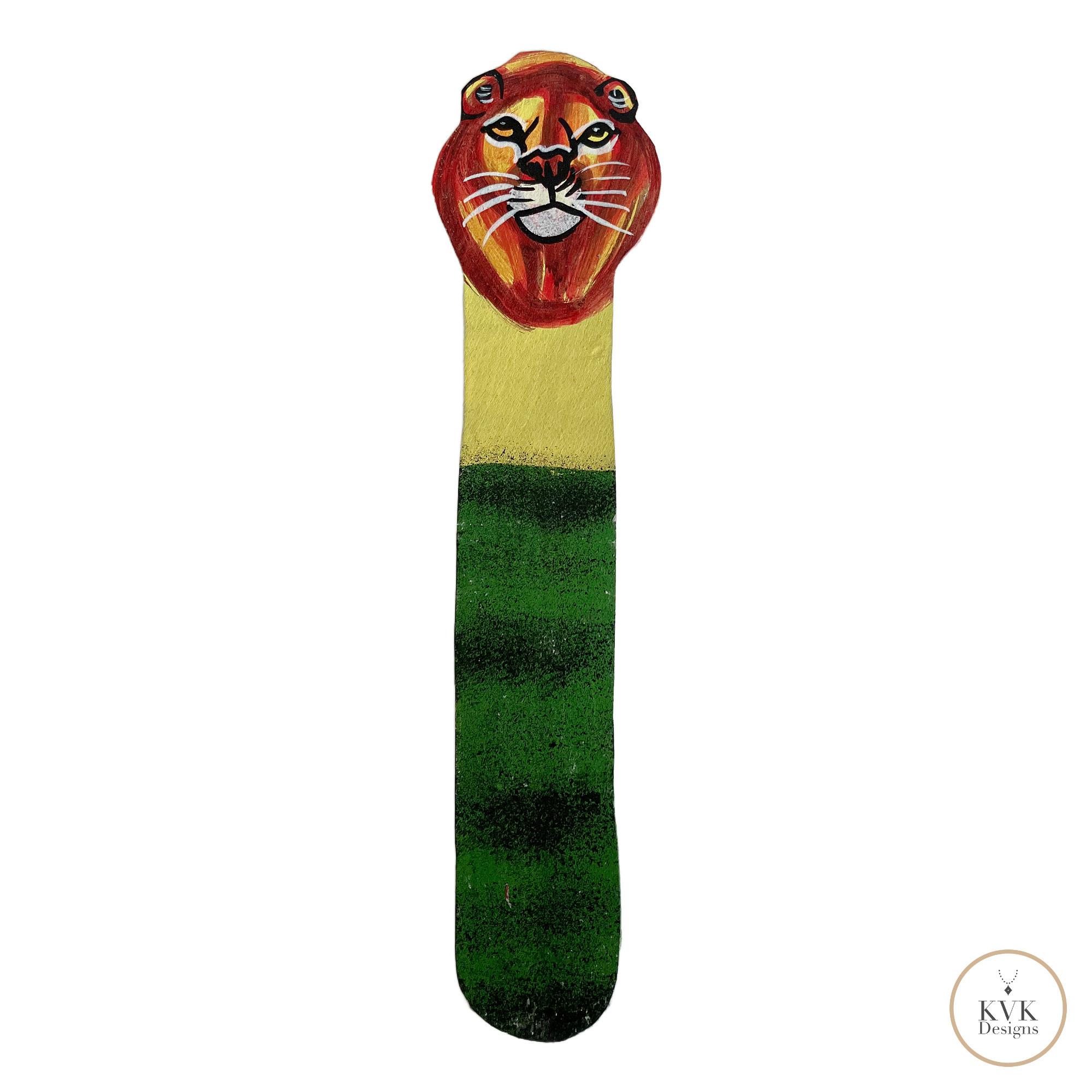 Hand Painted Leather Safari Animal Bookmarks from Kenya