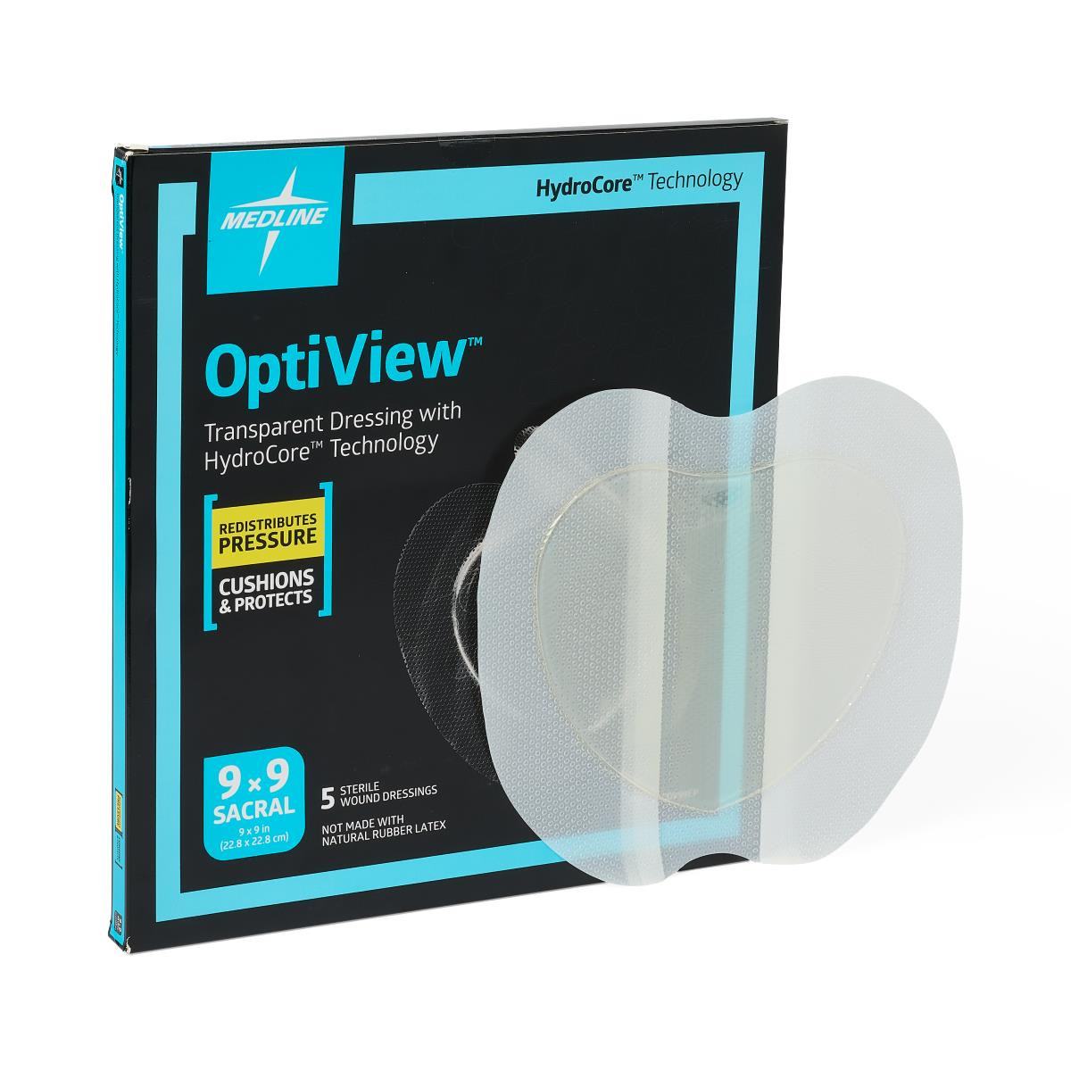 Medline OptiView HydroCore Transparent Dressings