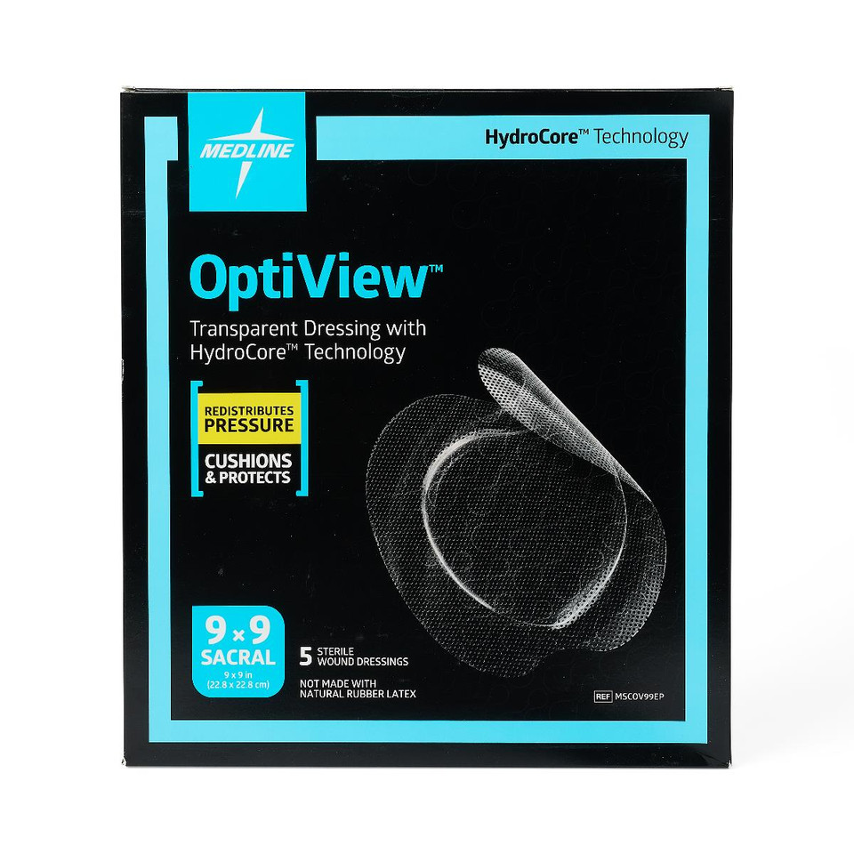 Medline OptiView HydroCore Transparent Dressings