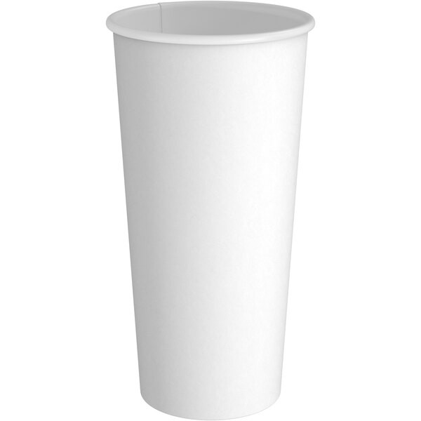 20oz Compostable PE Lined Paper,Double Wall, Hot Cups, 1,000/Carton