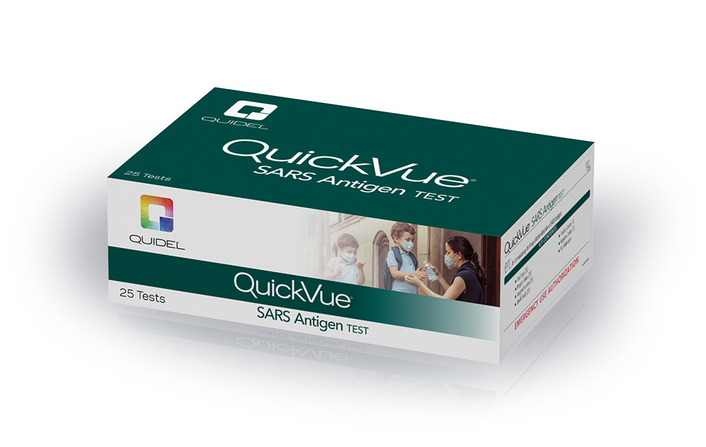 (25-pack) Quidel QuickVue At-Home COVID-19 Test - 10 Minute Results at Home