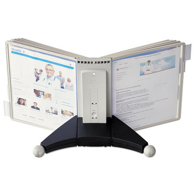 Durable Sherpa Desk Reference System, 10 Panels, 10 X 5 7/8 X 13 1/2 ...