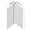 Fibo Internal Corner Aluminium Trim | Wet Wall Works