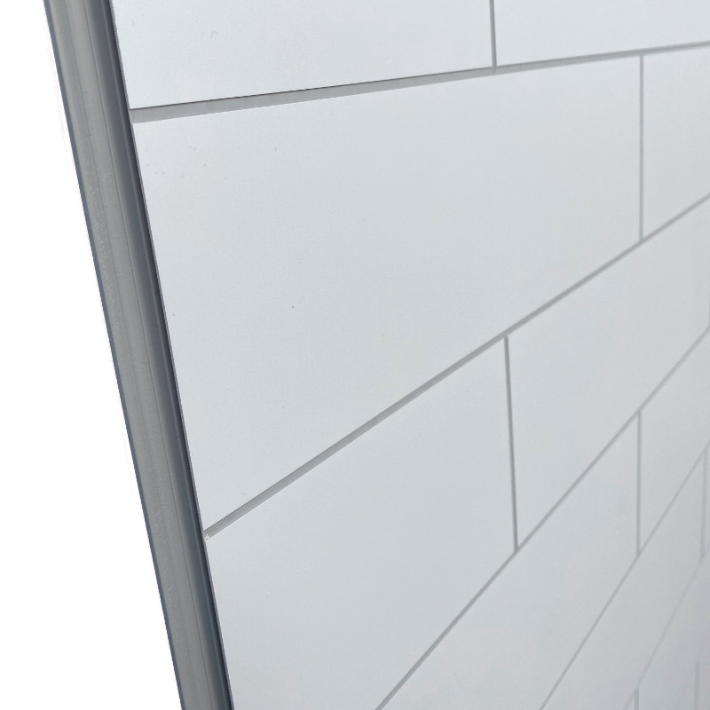 Metro Tile Shower Panel with Grout Line | Wet Wall Works