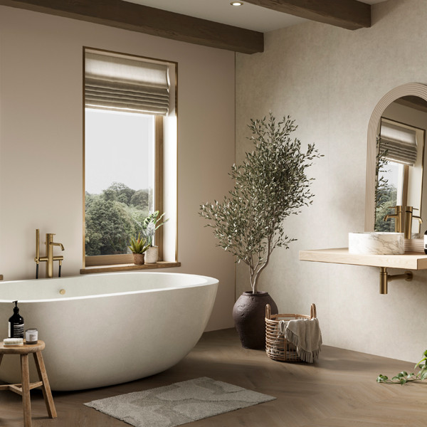 Multipanel White Mineral Pure Collection Shower Panel | Wet Wall Works