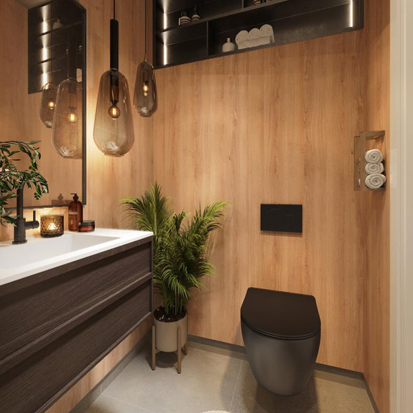 Fibo Signature Oak Nature Wall Panel | Wet Wall Works