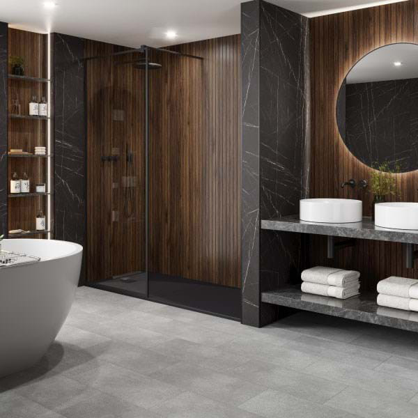 Naturepanel Warmia Walnut Shower Panel | Wet Wall Works