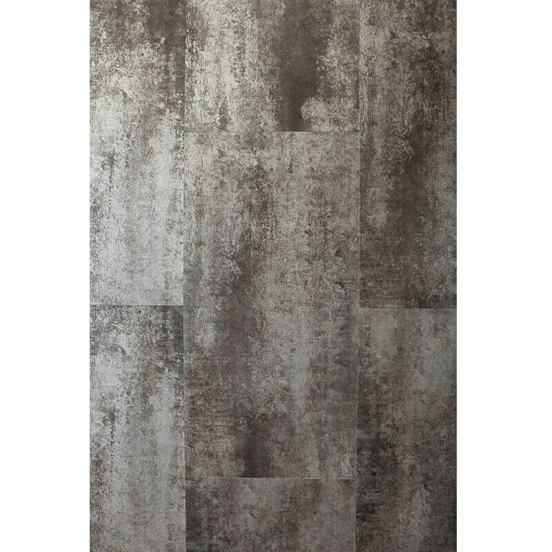 Silver Slate Waterproof LVT Flooring | Wet Wall Works
