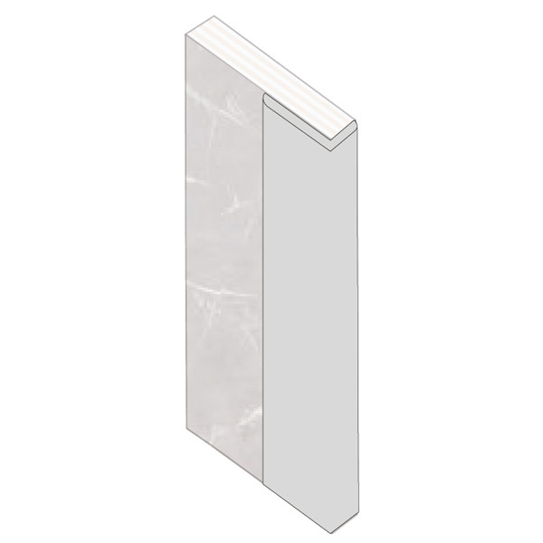 Fibo L Shape End Cap Aluminium Trim | Wet Wall Works