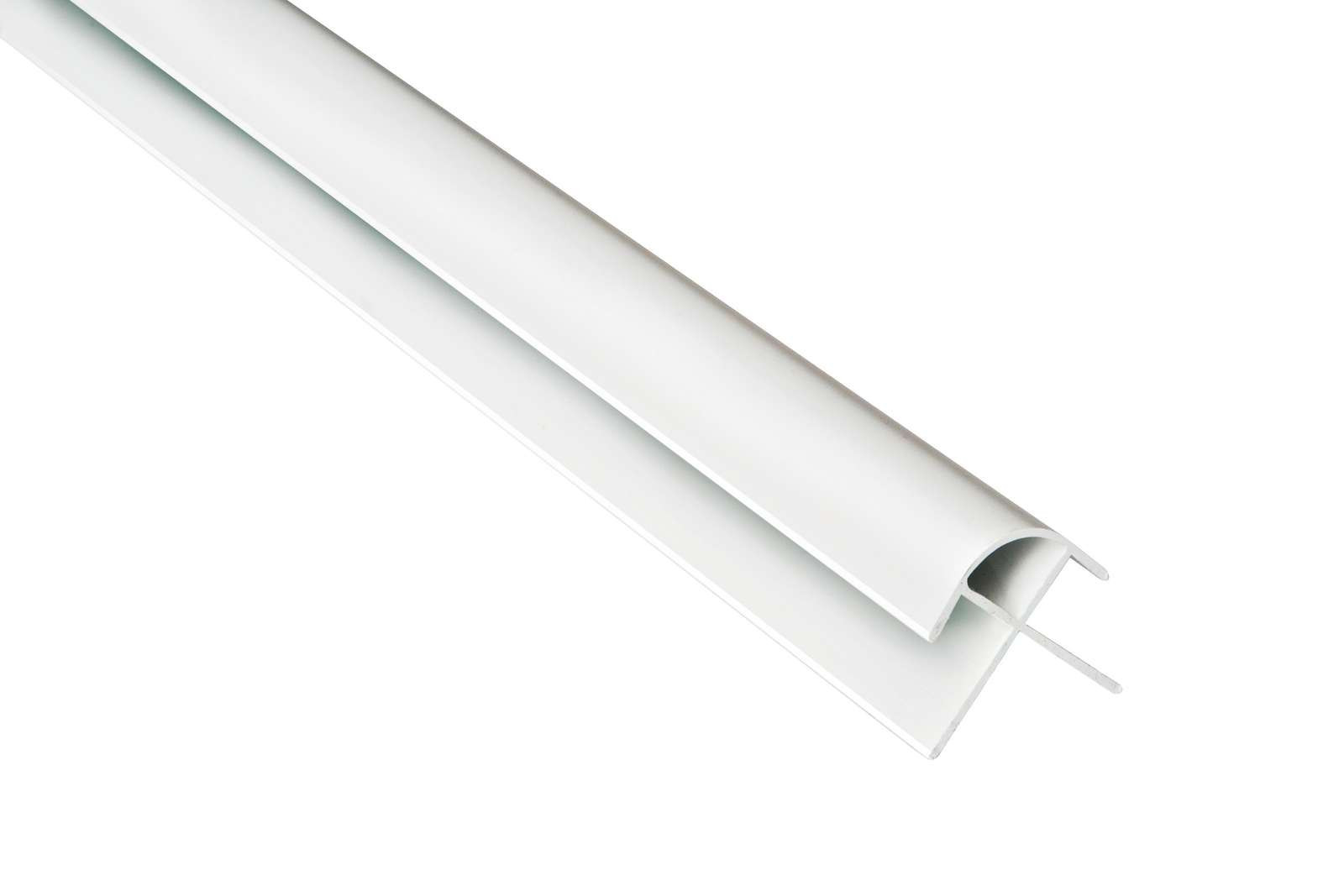 Fibo External Corner White PVC Trim | Wet Wall Works