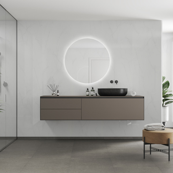 Fibo Signature Bright Marble Wall Panel | Wet Wall Works