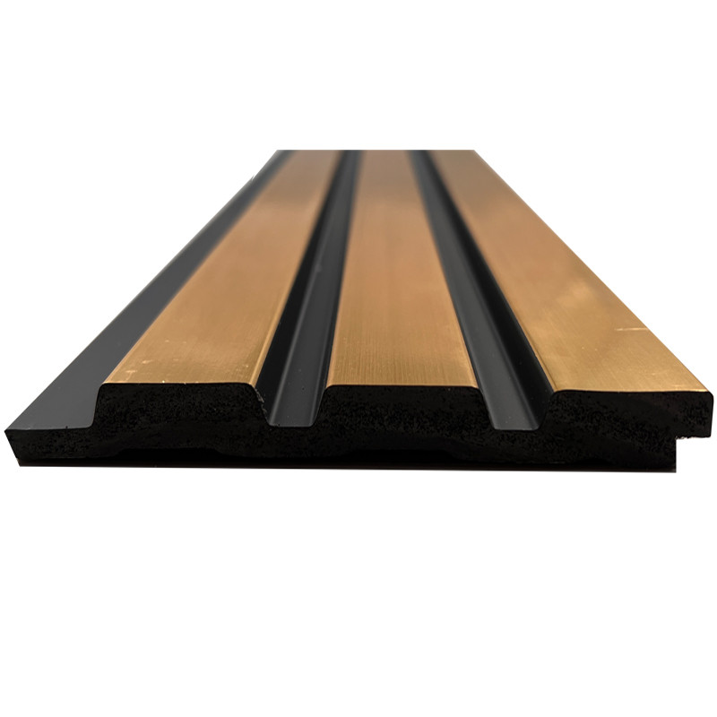 QuickSlat Gold Metalic Slat Wall Paneling | Wet Wall Works