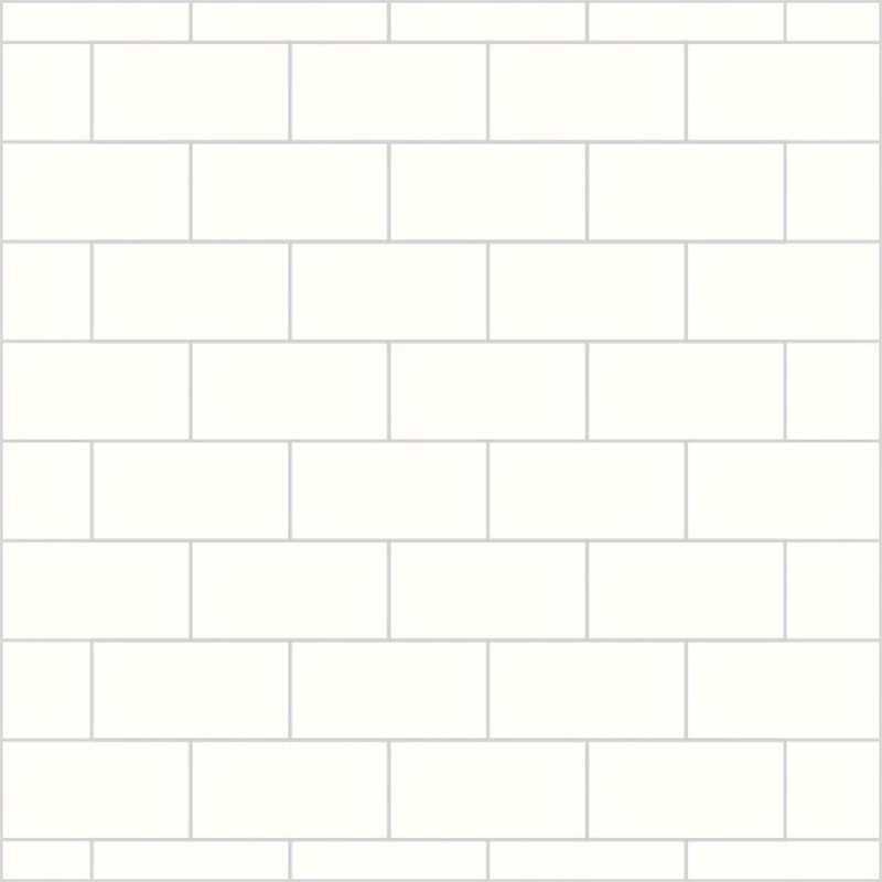 Multipanel Alpine White Metro Tile Effect Shower Panel | Wet Wall Works