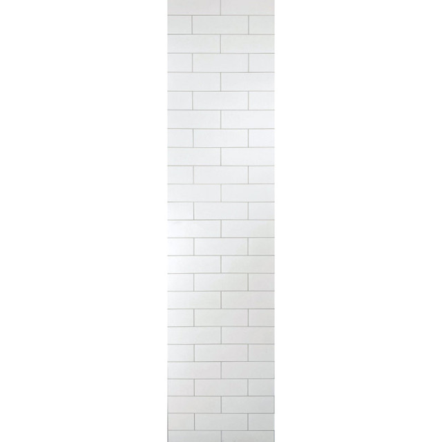 Metro Tile Shower Panel with Grout Line | Wet Wall Works