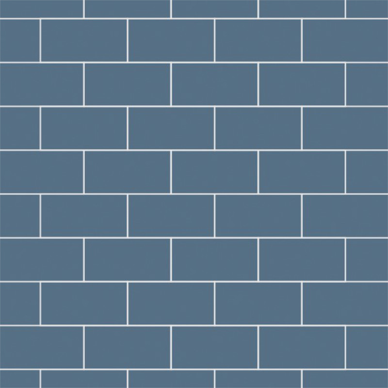 Misty Blue Metro Tile Multipanel Panel | Wet Wall Works
